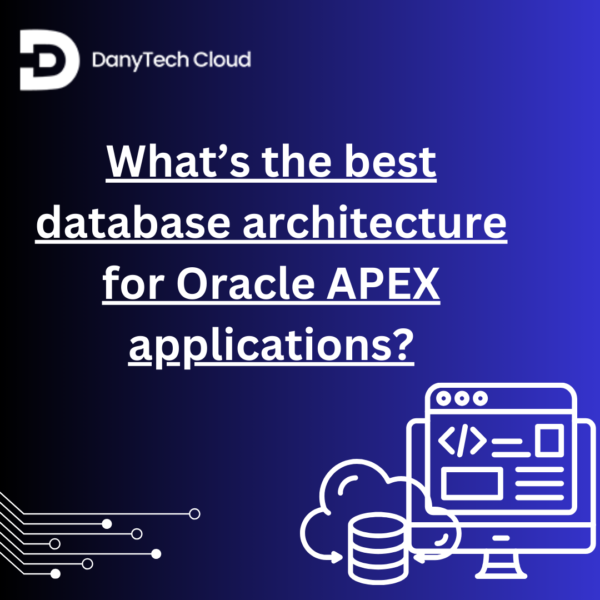 Oracle APEX Three-Tier Architecture Explained.